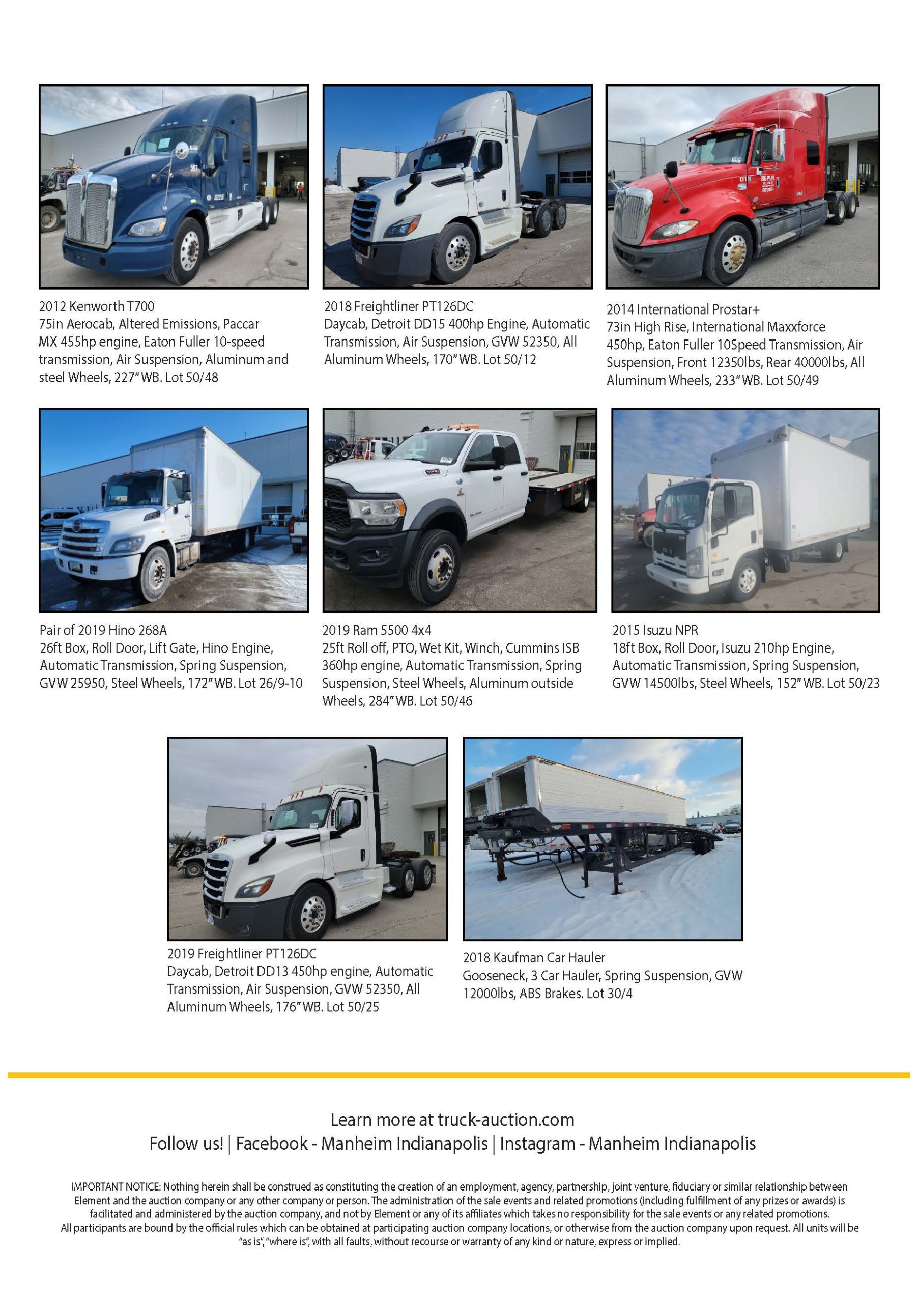 Manheim Indianapolis | Top Truck Auction Dealer in IN